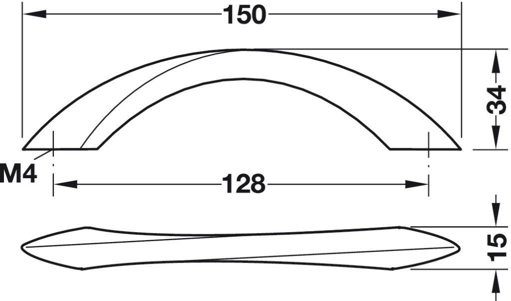 Bow Handles Online - Kitchen & Drawer Bow Handles Australia