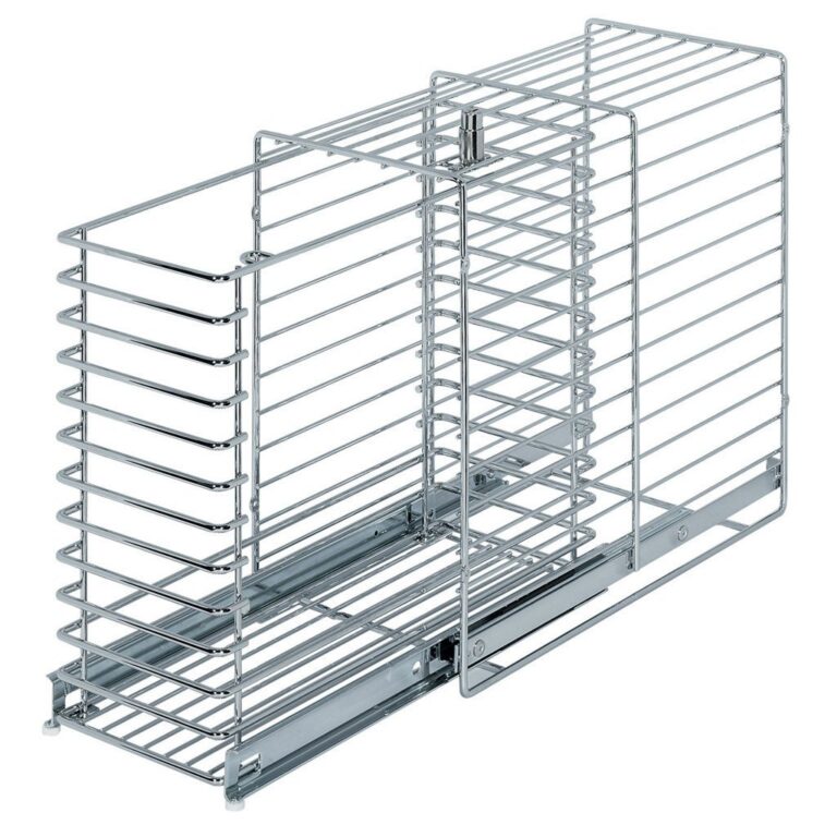 Pull Out Spice & Bottles Rack For Narrow Kitchen Cabinet